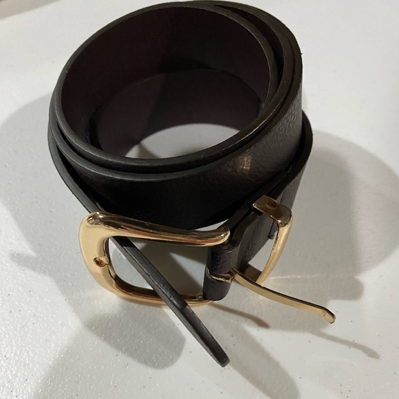 Primark | Accessories | Primark Brown And Gold Accent Belt Small | Poshmark